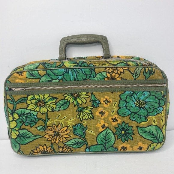 Bantam | Bags | Vtg Bantam Travelware Child Mini Suitcase Mod Groovy ...